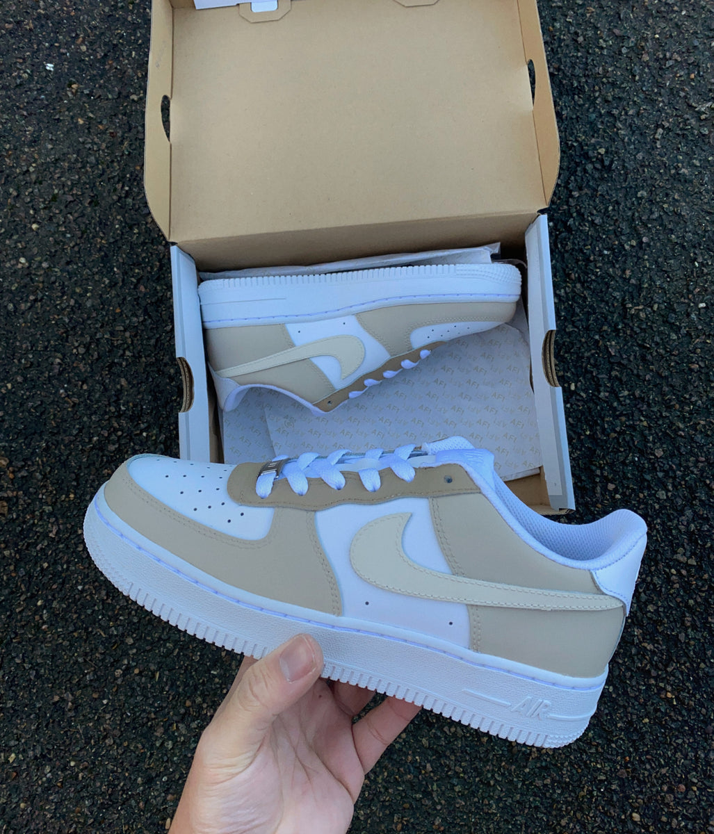 BEIGE TONES - Custom AF1 – josefcustomdesigns